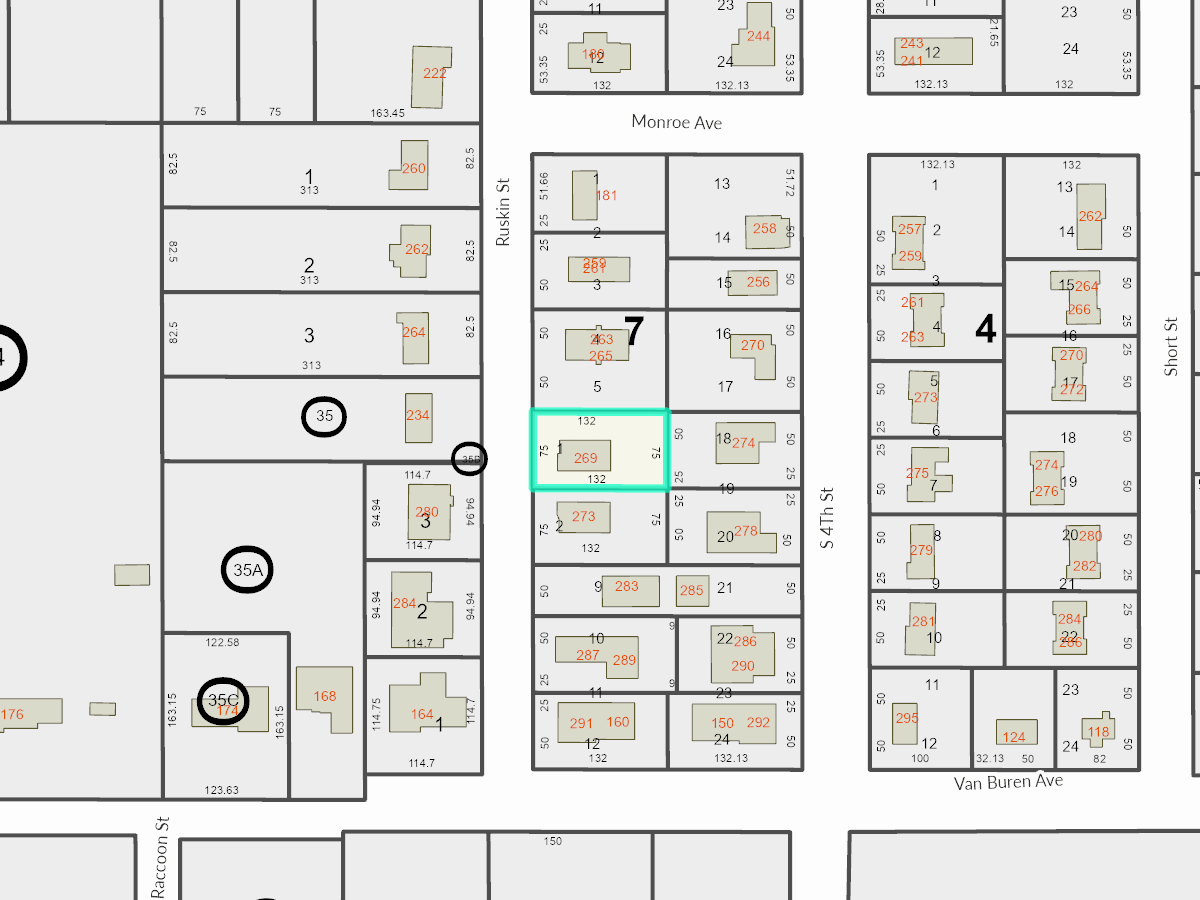 Parcel Details 16-20-30-525-0000-0010